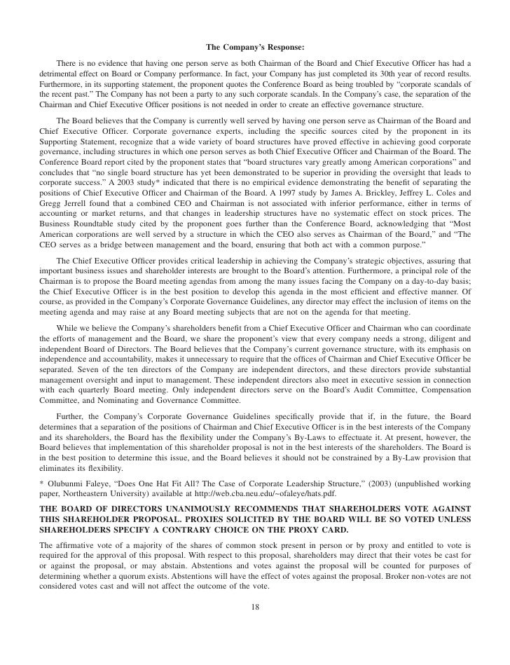 walgreen 2004 Proxy Statement