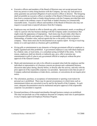 Ethics Policy Statement walgreen | PDF
