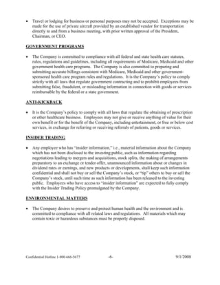 Ethics Policy Statement walgreen | PDF