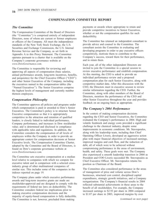 dow chemical 2005 Proxy Statement | PDF | Free Download