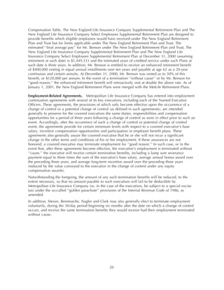 metlife Proxy Statement2001 | PDF