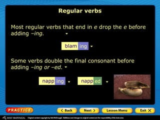 Understanding verb forms ............... | PPT