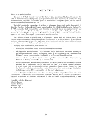 lowe's Proxy Statement 2004 | PDF