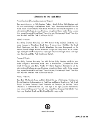 lowe's Proxy Statement 2004 | PDF