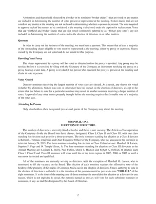 lowe's Proxy Statement 2004 | PDF