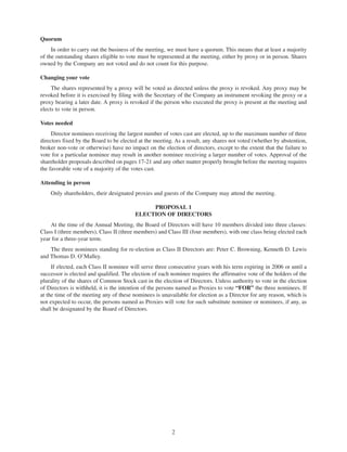 lowe's Proxy Statement 2002 | PDF