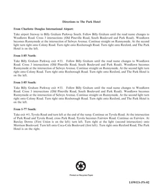 lowe's Proxy Statement 2001 | PDF