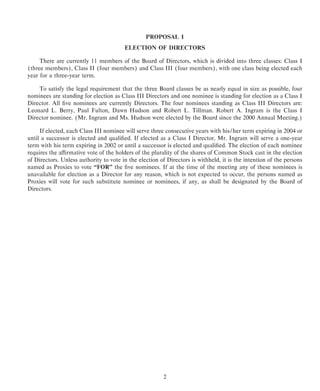 lowe's Proxy Statement 2000 | PDF