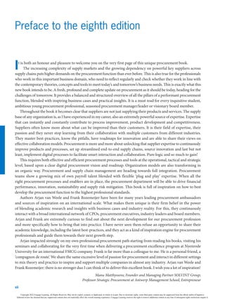 Procurement and Supply Chain Management, 8e Arjan J. Van Weele | PDF