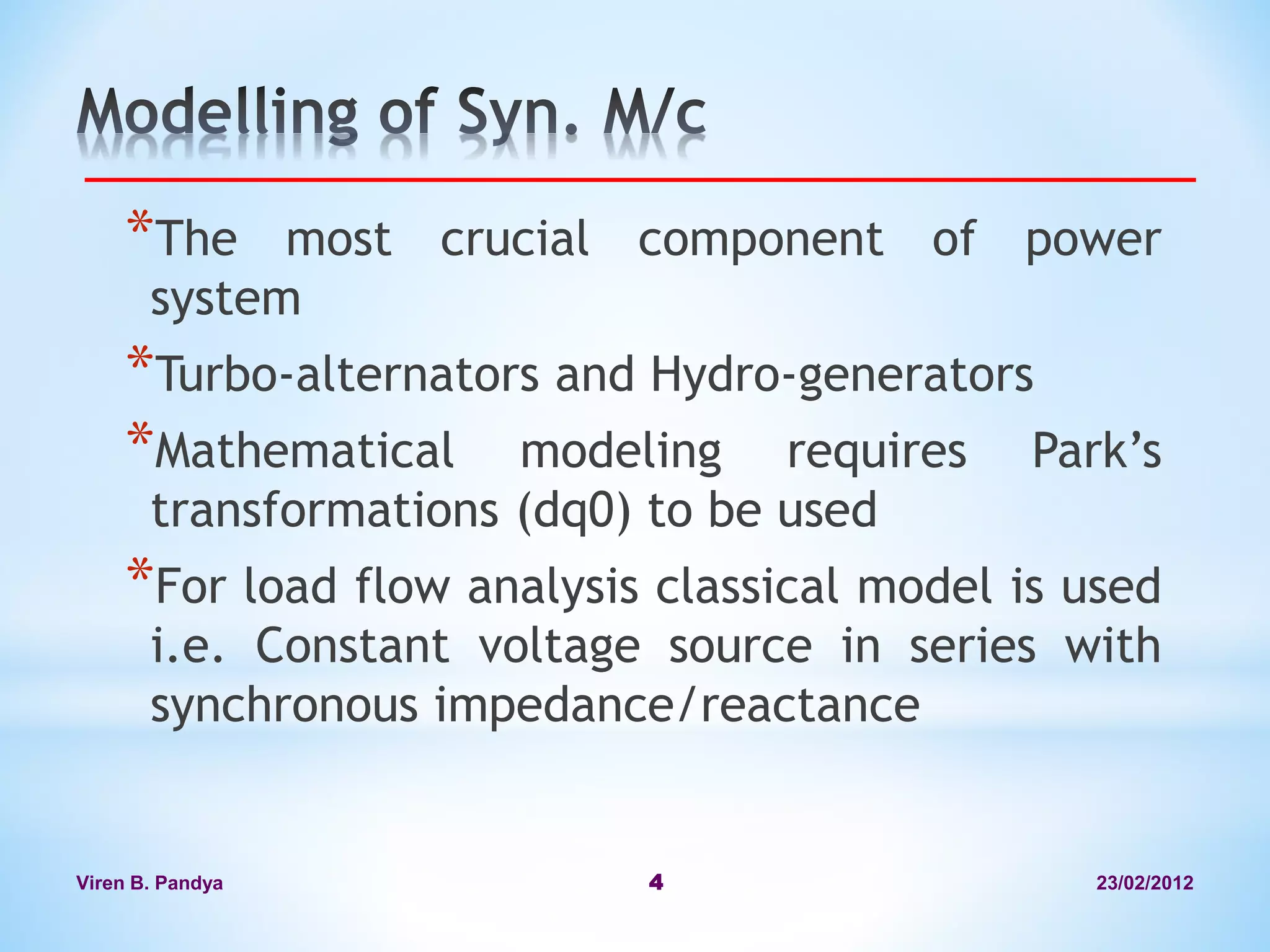 103479026-Expert-Lecture-on-Power-System-Modelling-and-Simulation.ppt