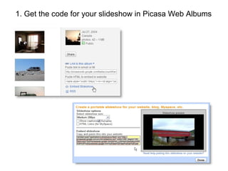 Picasa Slide Show Blogger | PPT