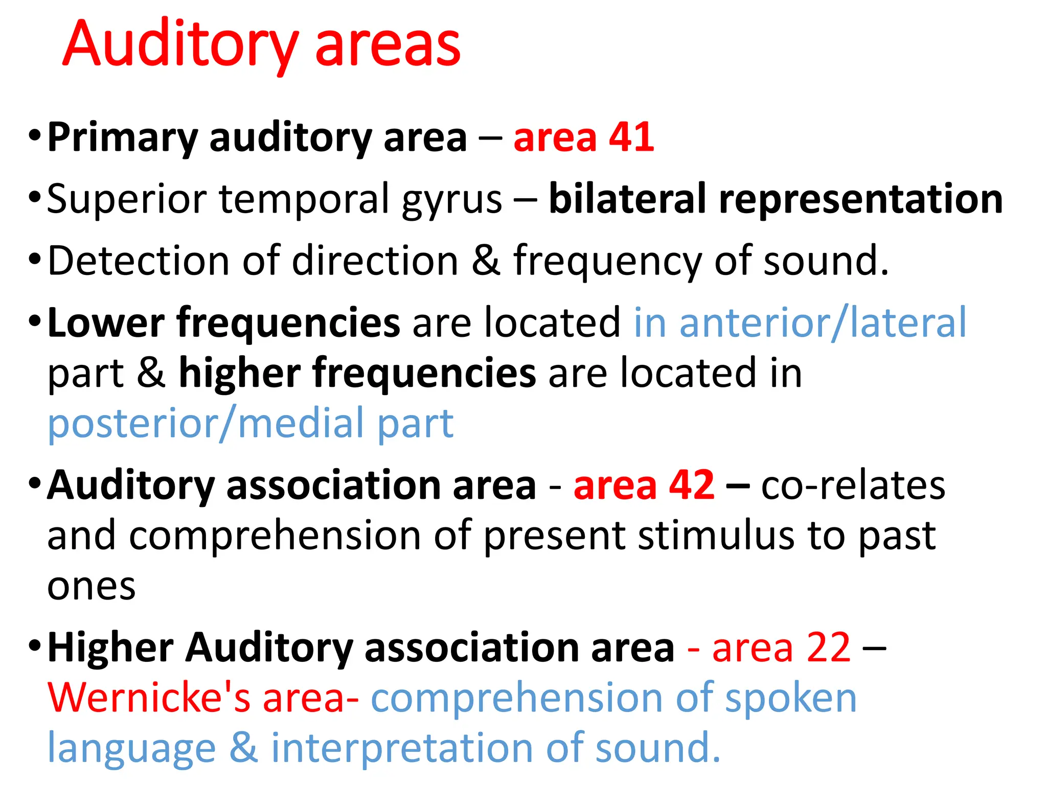 Auditory pathway special senses ear physiology | PDF