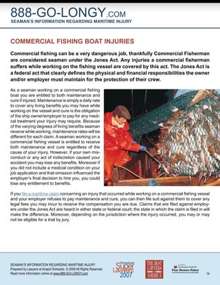 Longshore Legal Overview | PDF | Injuries | Diseases and Conditions