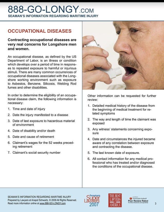 Longshore Legal Overview | PDF | Injuries | Diseases and Conditions