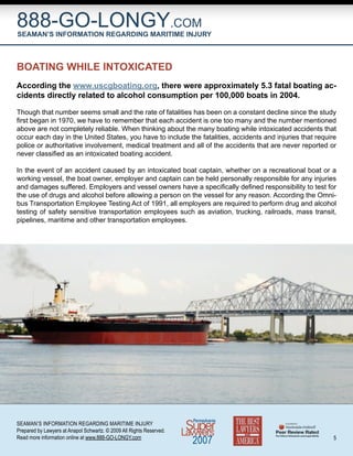 Longshore Legal Overview | PDF | Injuries | Diseases and Conditions