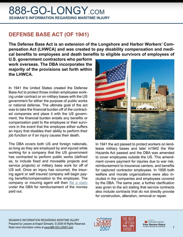 Longshore Legal Overview | PDF | Injuries | Diseases and Conditions