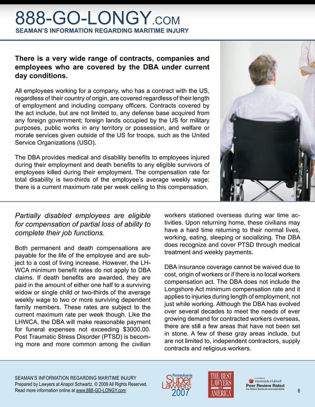 Longshore Legal Overview | PDF | Injuries | Diseases and Conditions