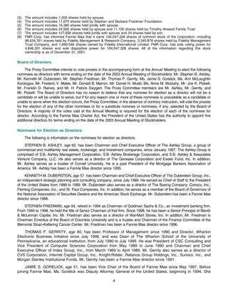 fannie mae Proxy Statement 2001 | PDF
