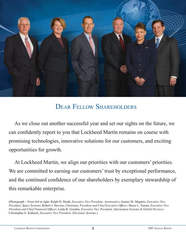 lockheed martin 2007 Annual Report | PDF
