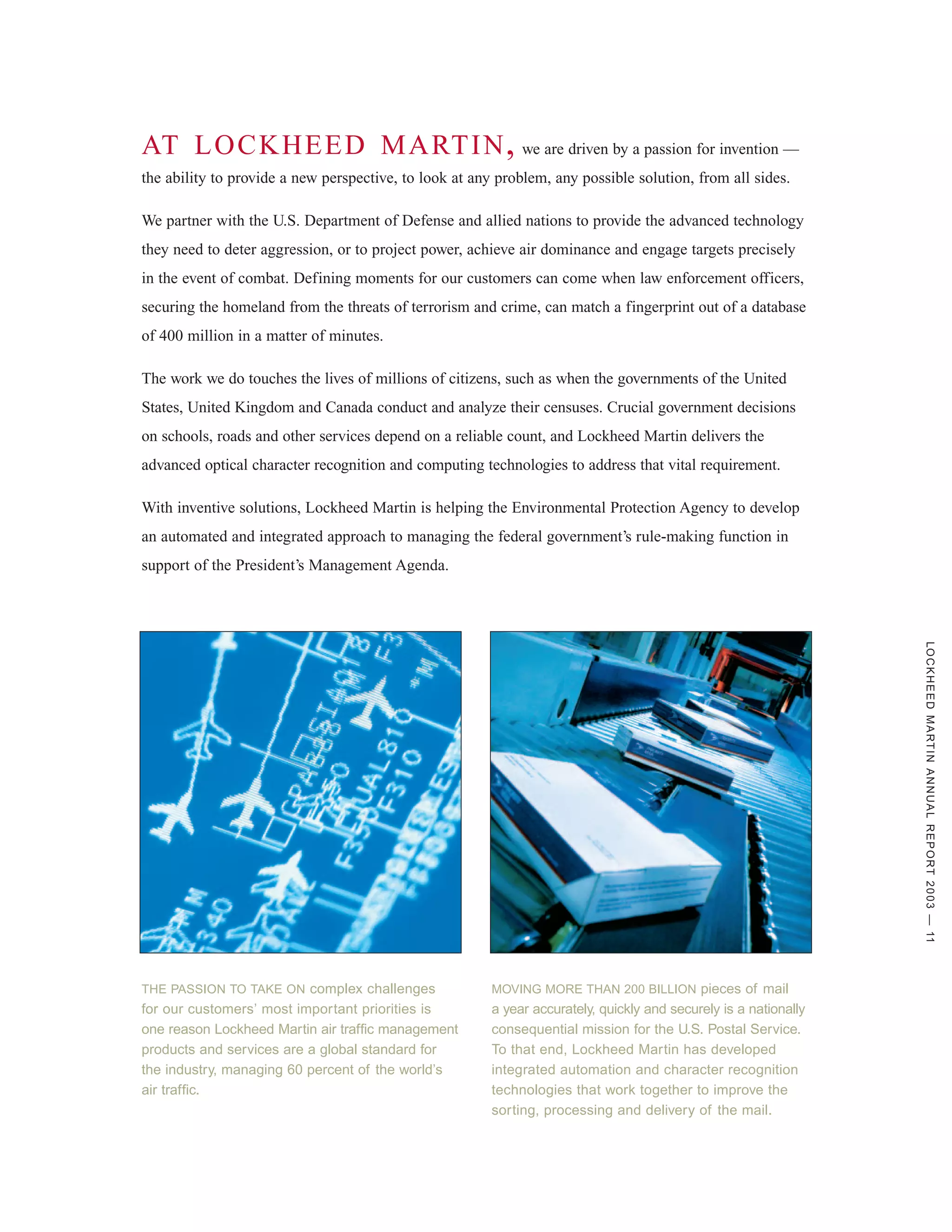 lockheed martin 2003 Annual Report | PDF