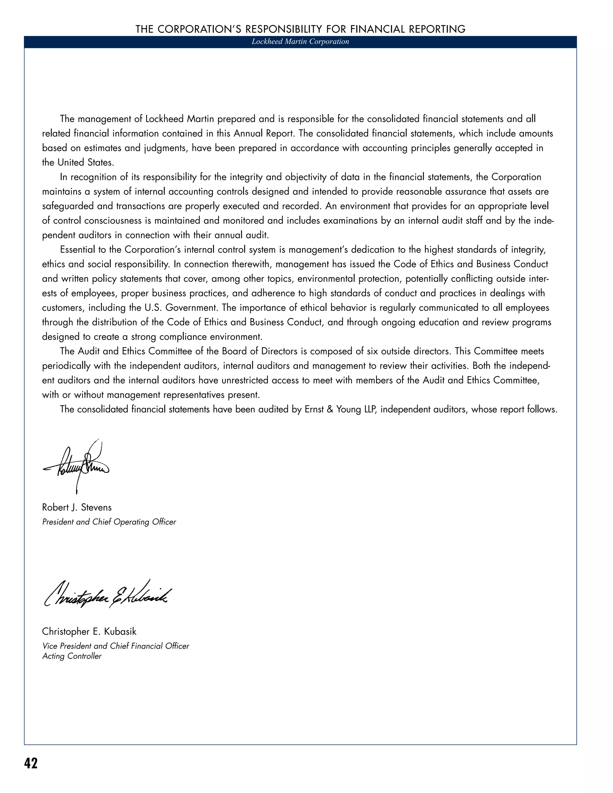 lockheed martin 2000 Annual Report | PDF