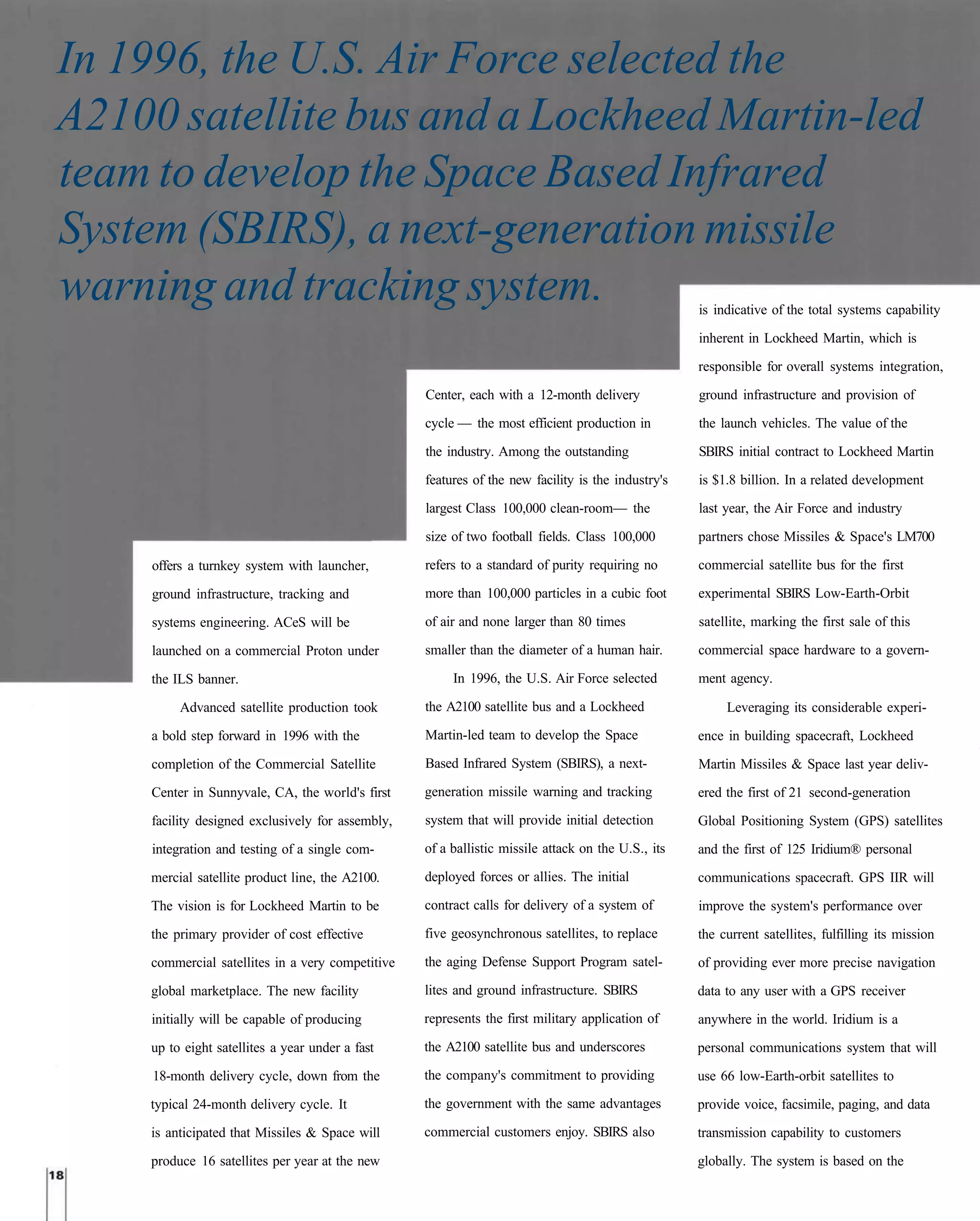 lockheed martin 1996 Annual Report | PDF