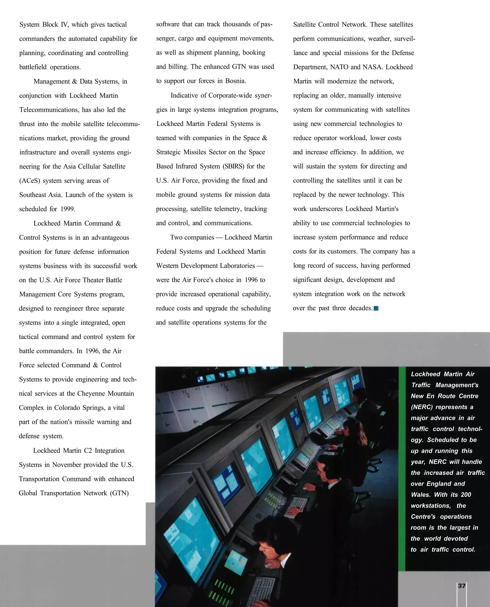 lockheed martin 1996 Annual Report | PDF