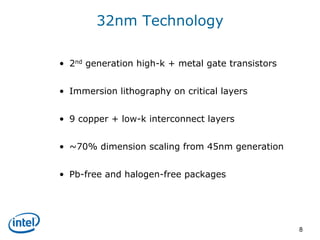 intel PDF 32nm Technology Update Mark Bohr | PDF | Business Accounting ...