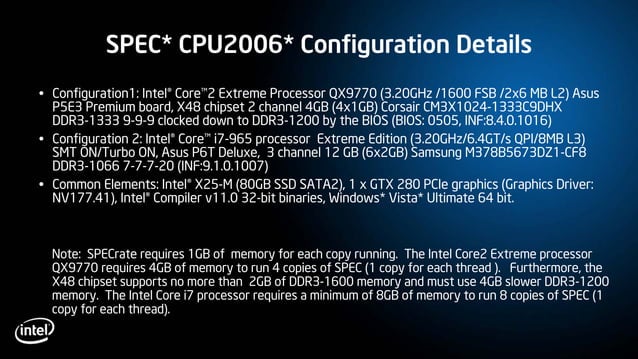 intel Presentation | PDF