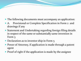 Training Session: 1 Indian Patent Process: Study of Forms | PPT