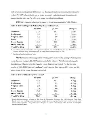 altria group Quarter Results 2008 3rd | PDF