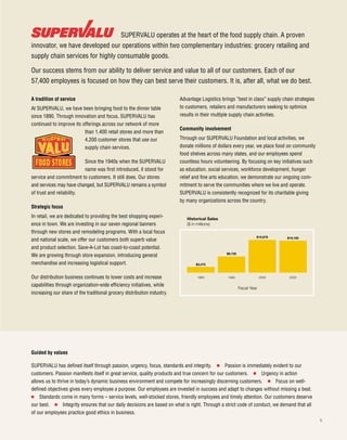 supervalu Proxy Statements Corporate Profile | PDF