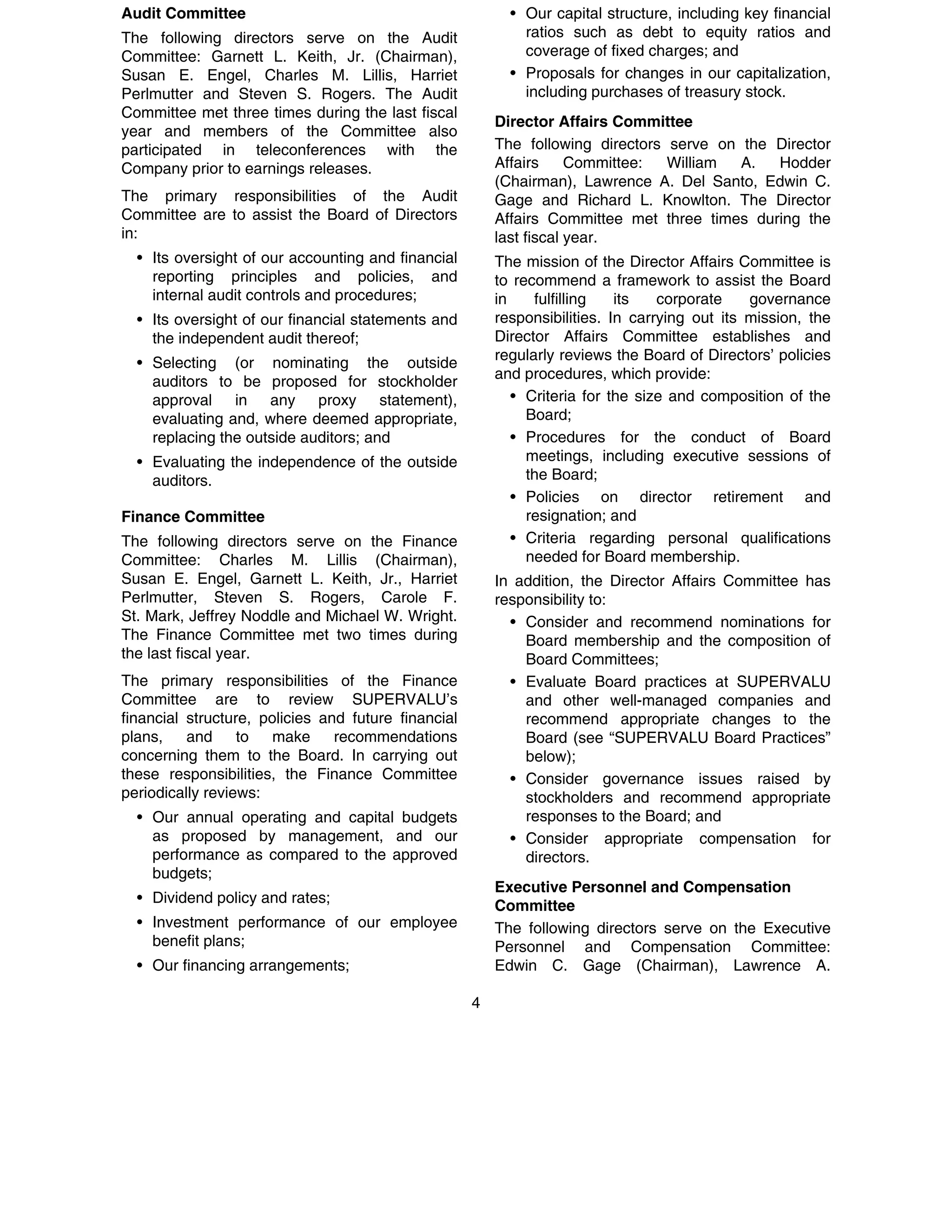 supervalu Proxy Statements 2002 | PDF