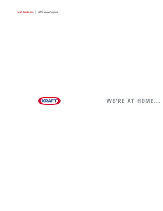 kraft foods Annual Reports 2002 | PDF