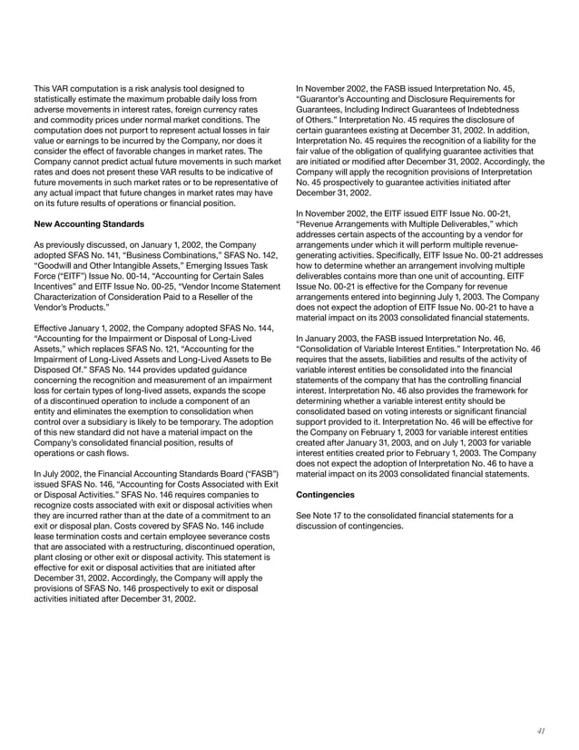 kraft foods Annual Reports 2002 | PDF