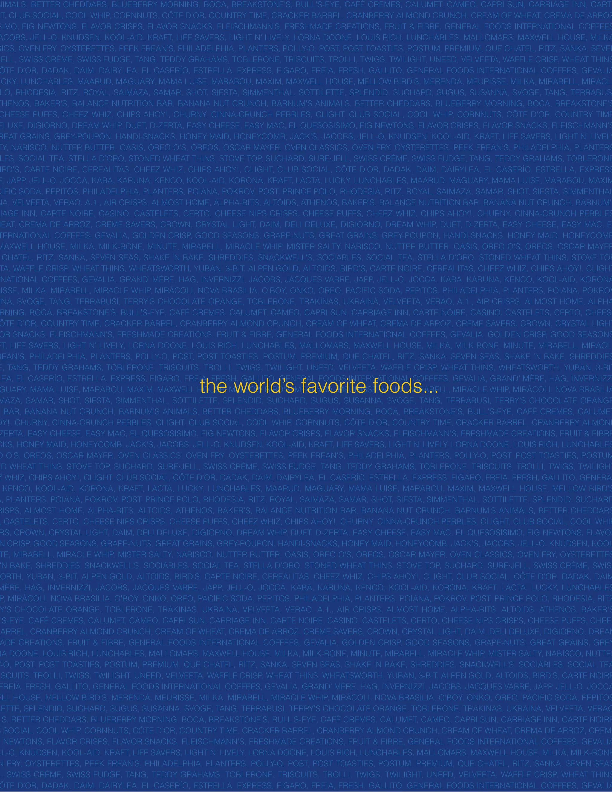 kraft foods Annual Reports 2001 | PDF