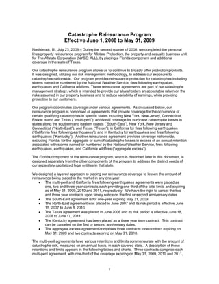 allstate Quarter Information 2008 2nd | PDF