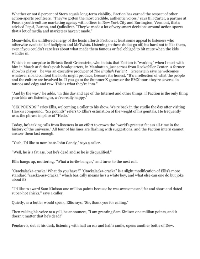SHOCK JOCKS PENDARVIS | PDF
