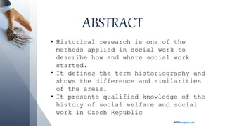 Historical Analysis - Type of Research / Thesis - Grade 11 | PPTX