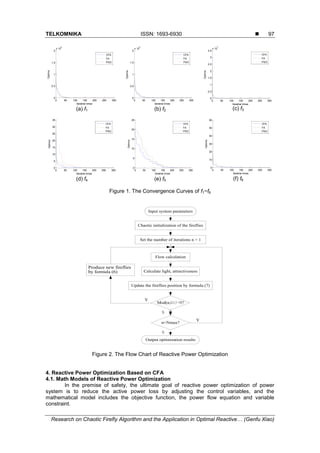 Research on Chaotic Firefly Algorithm and the Application in Optimal Reactive Power Dispatch | PDF