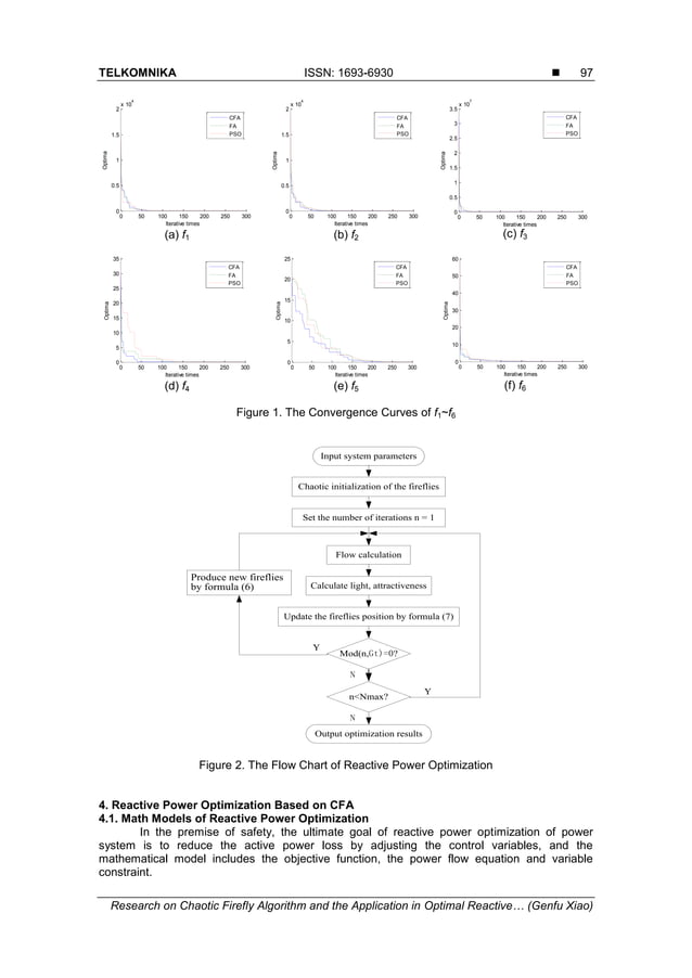 Research On Chaotic Firefly Algorithm And The Application In Optimal Reactive Power Dispatch Pdf