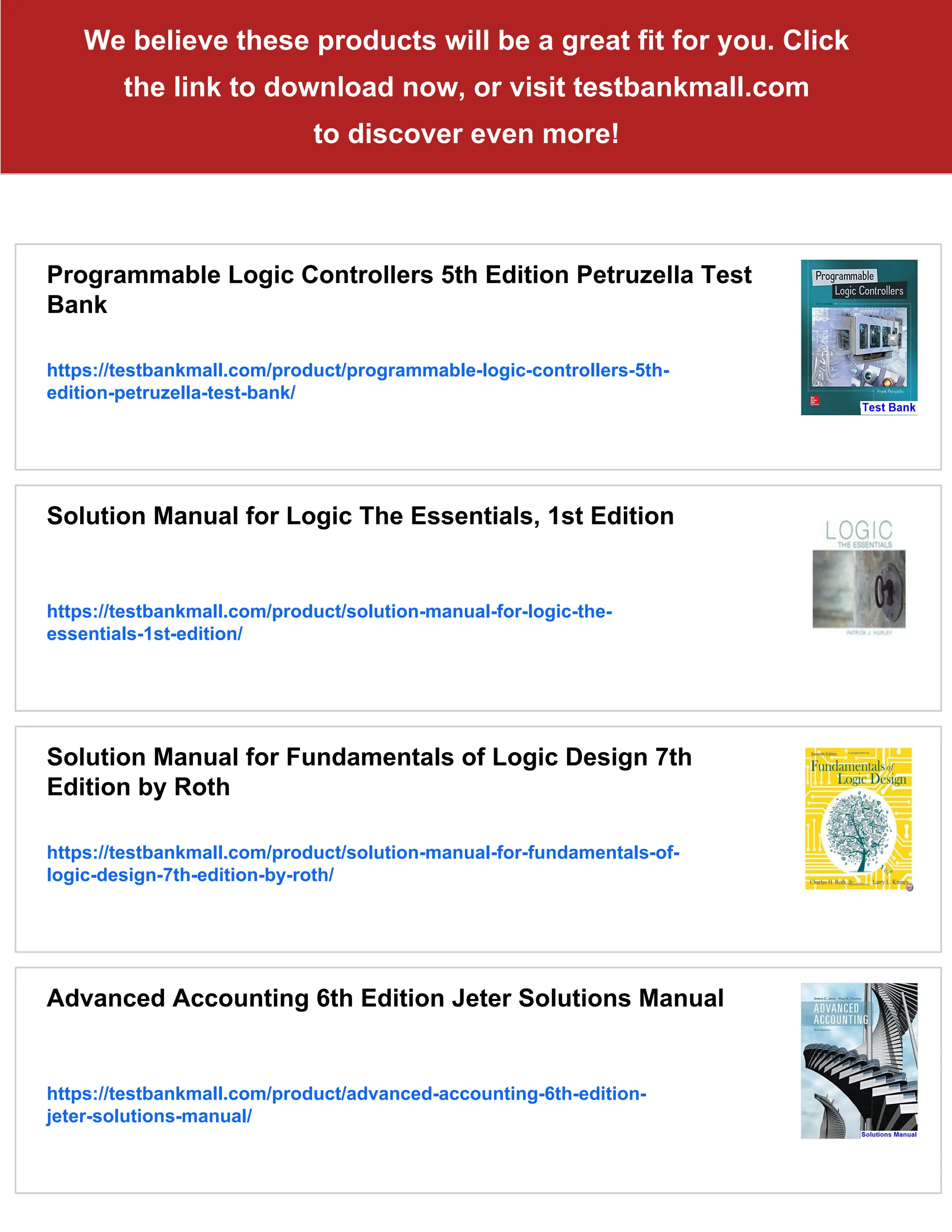 Programmable Logic Controllers 5th Edition Petruzella Solutions Manual ...
