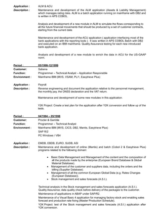 CV Marc de Leijer UK | PDF