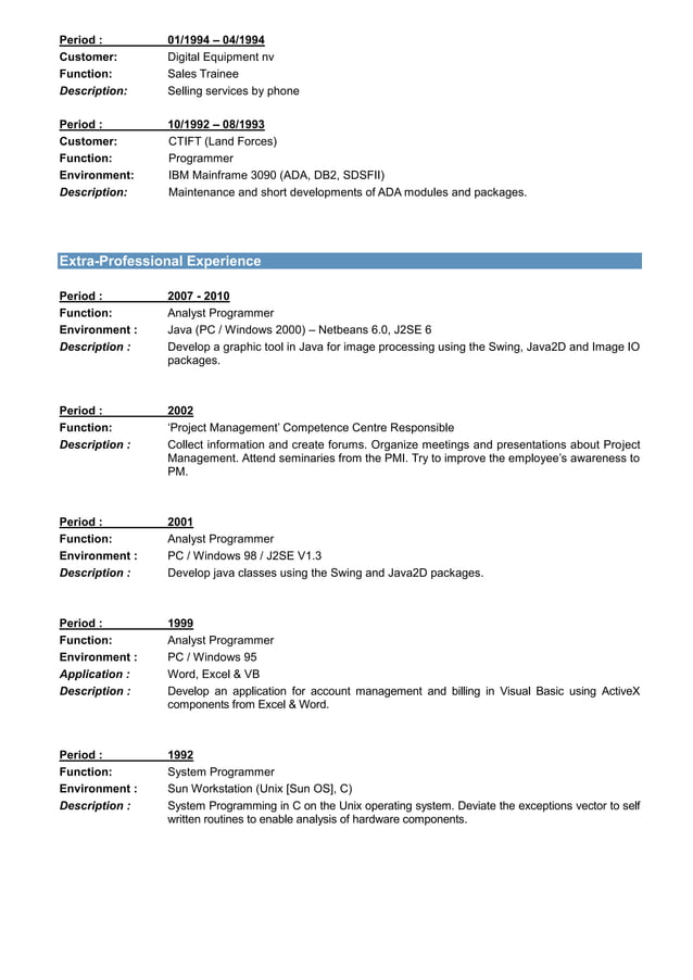 CV Marc de Leijer UK | PDF