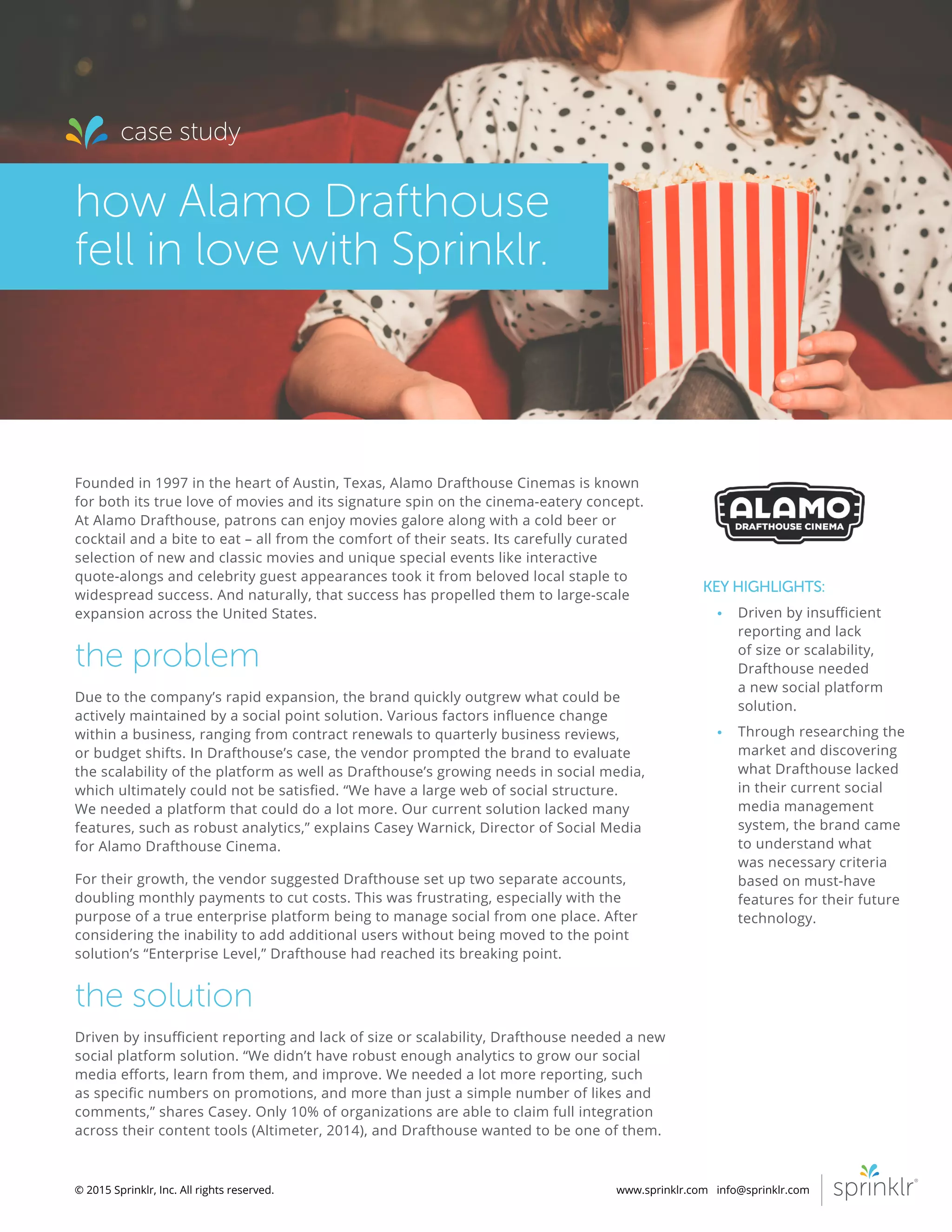 Alamo Drafthouse_Case Study | PDF
