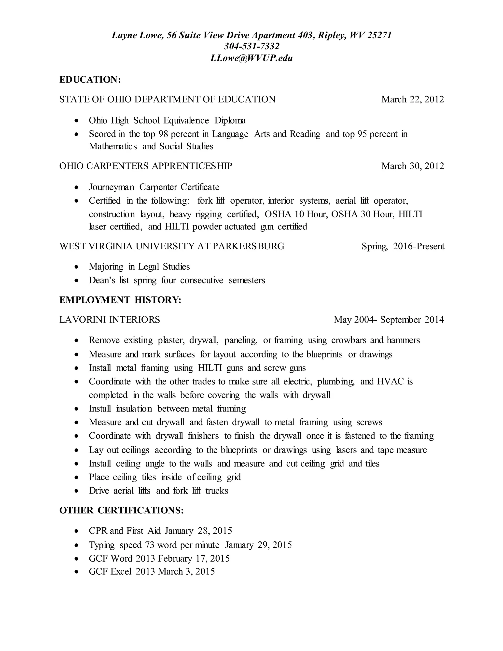 Layne Lowe Resume | DOCX