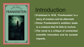 Frankenstein and AI_ Ethical Parallels in Human Innovation | PPTX