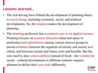 103 Planning Theory i | PPTX
