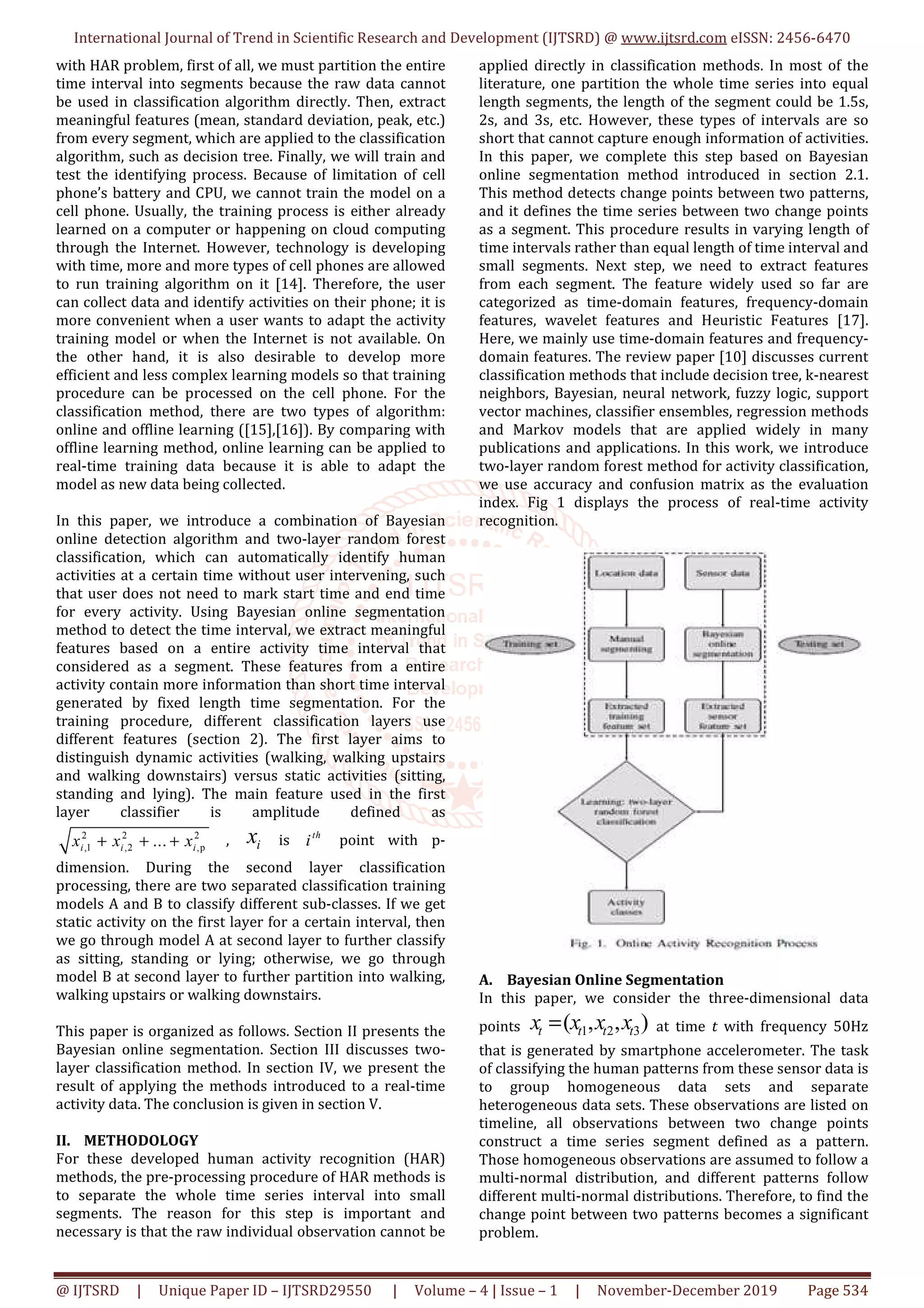 Real Time Activity Recognition Using Smartphone Accelerometer Pdf