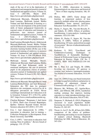 The Modes of Pedagogical Innovation at the CRMEF Inventory and Perspectives | PDF | Education ...